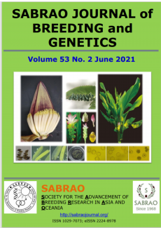 SABRAO Journal of Breeding and Genetics - SABRAO is a society devoted ...