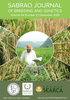 SABRAO Journal of Breeding and Genetics - SABRAO is a society devoted ...