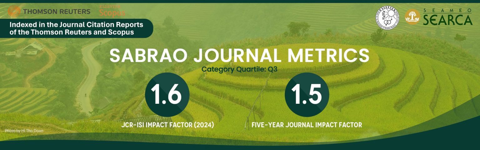 SABRAO Journal of Breeding and Genetics - SABRAO is a society devoted ...