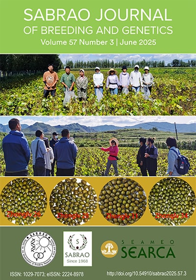 SABRAO Journal of Breeding and Genetics - SABRAO is a society devoted ...